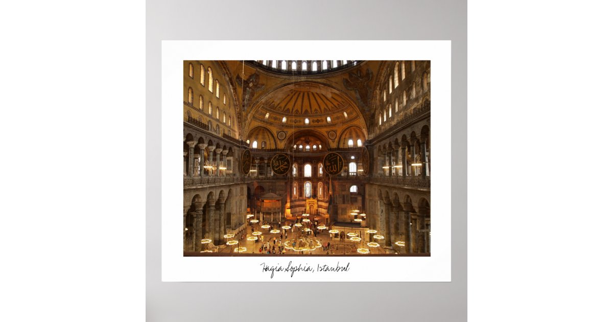 Hagia Sophia Poster | Zazzle