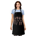 Personalised Cute Christmas Candy Cane Apron | Zazzle