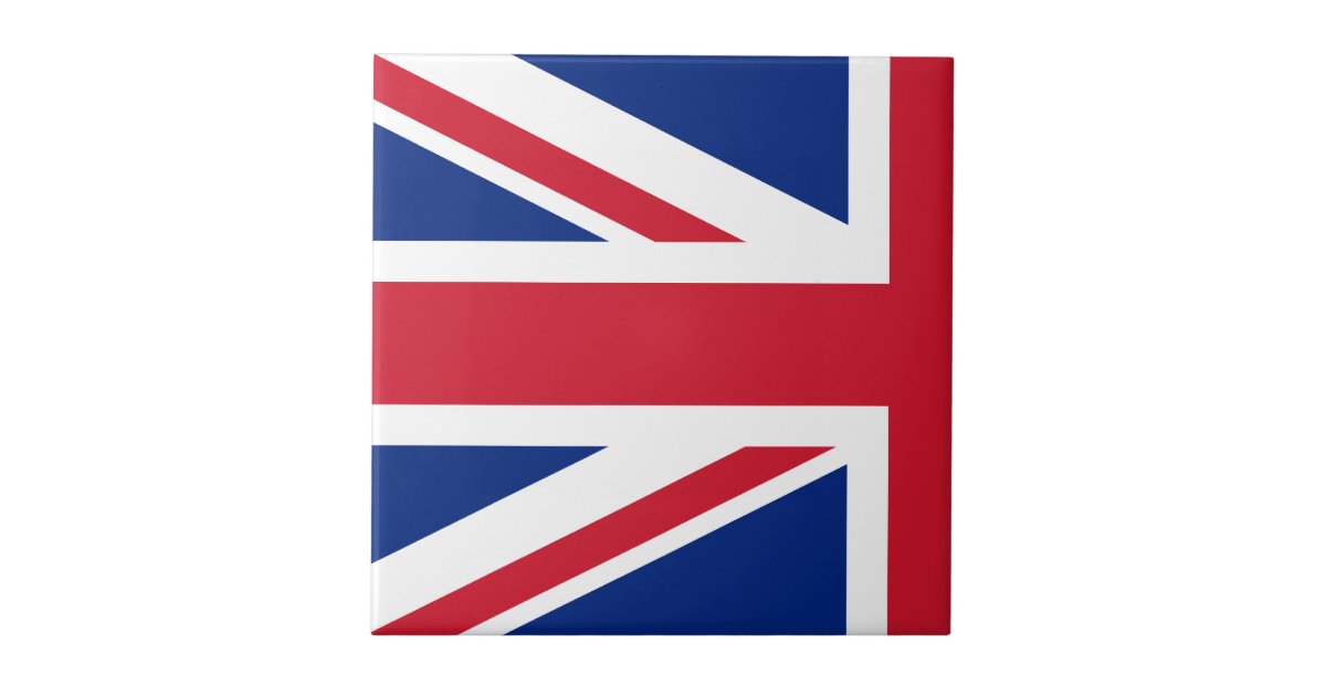 Half Union Jack Tile | Zazzle
