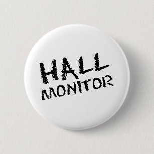 Hall Monitor Badges & Pins | Zazzle UK