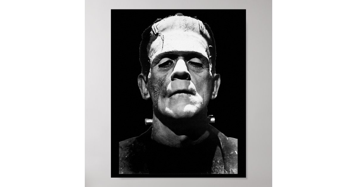 Halloween Monster Horror Movie Monster Poster | Zazzle