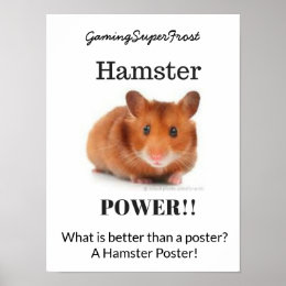 Hamster Posters & Prints | Zazzle UK