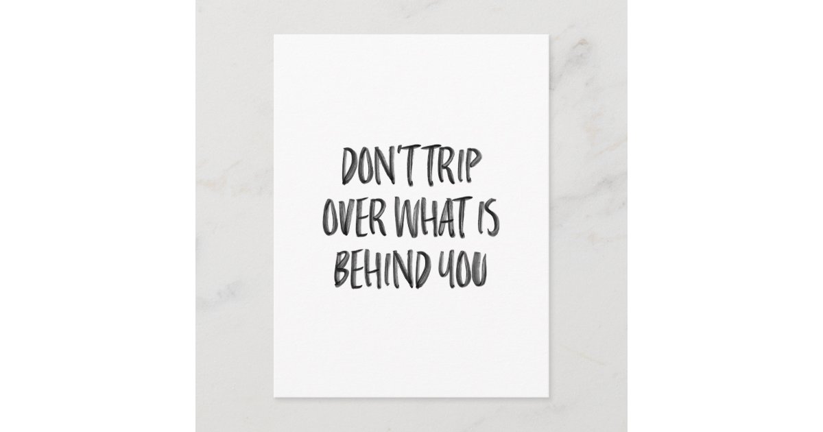 Hand Lettered Inspirational Motivational Quotes Postcard | Zazzle