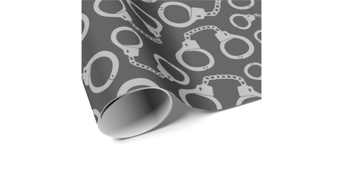 Handcuffs Wrapping Paper | Zazzle