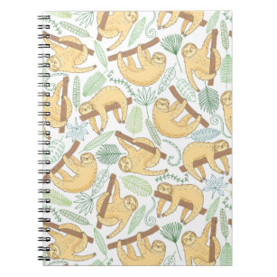 Sloth Notebooks | Zazzle.co.uk