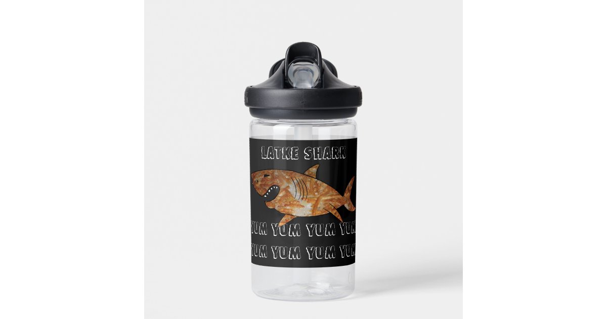 Hanukkah Latke Shark Water Bottle | Zazzle