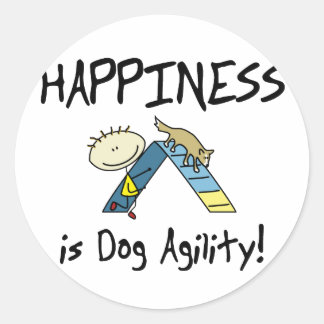 Agility Cartoon Stickers & Labels | Zazzle UK