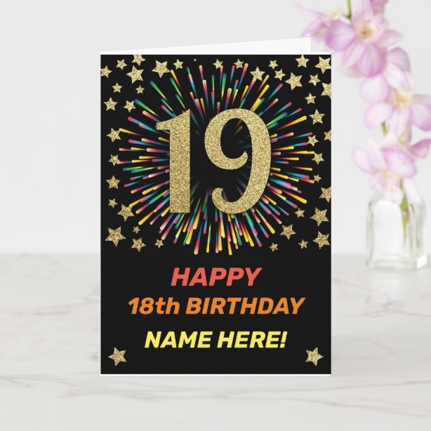 19 Year Old Birthday Cards | Zazzle UK