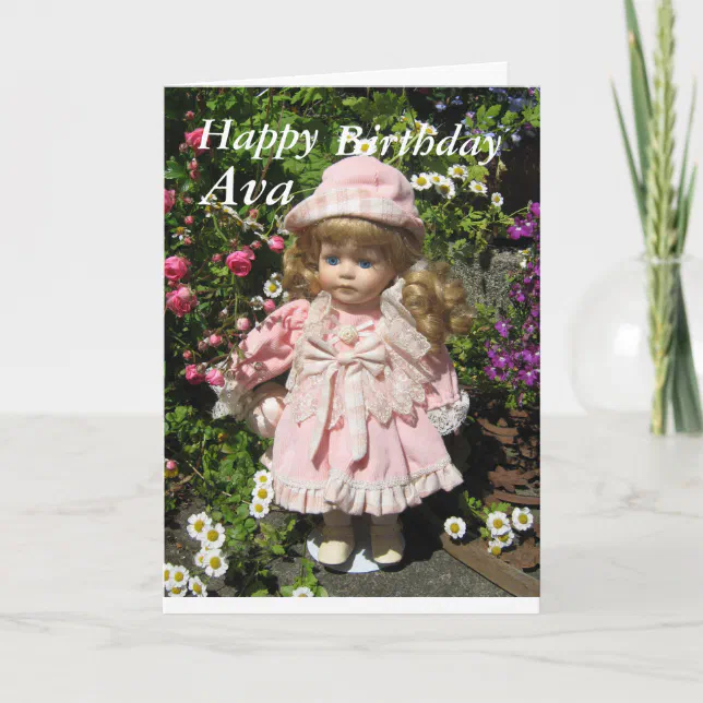 Happy Birthday ava Card | Zazzle