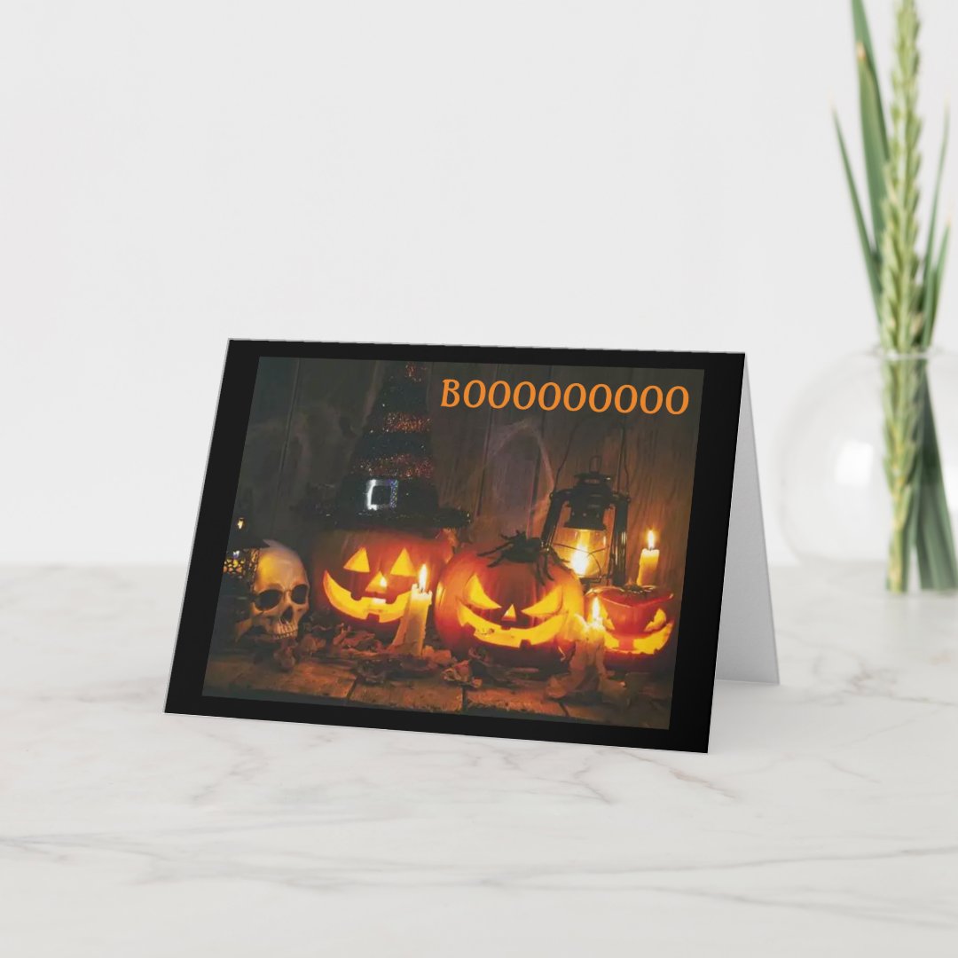 *HAPPY BIRTHDAY & BOO TO YOU** CARD | Zazzle