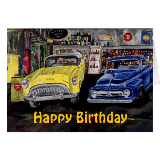 Classic Car Birthday Cards & Invitations | Zazzle.co.uk