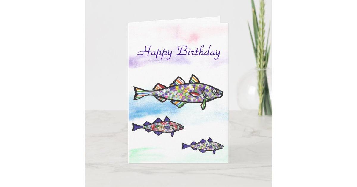 Happy Birthday Cod Card | Zazzle