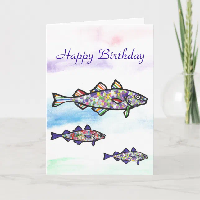 Happy Birthday Cod Card | Zazzle