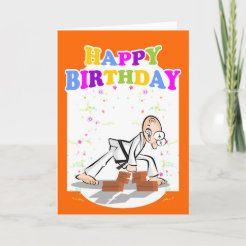 Karate Birthday Cards | Zazzle UK
