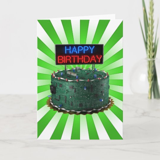 Happy Birthday, Geek Card | Zazzle.co.uk
