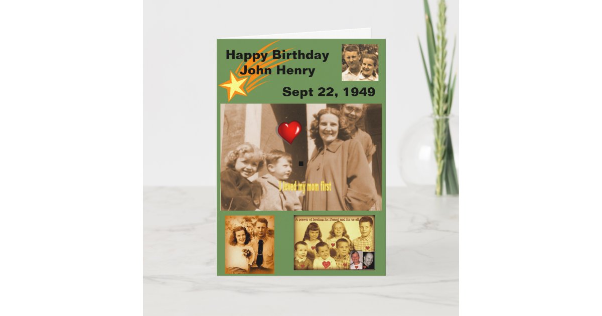 HAPPY BIRTHDAY JOHN CARD | Zazzle