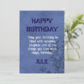 HAPPY BIRTHDAY JULIE INVITATION | Zazzle