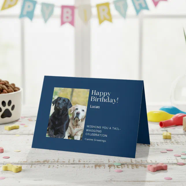 Happy Birthday Lab Buddies Greeting Card | Zazzle