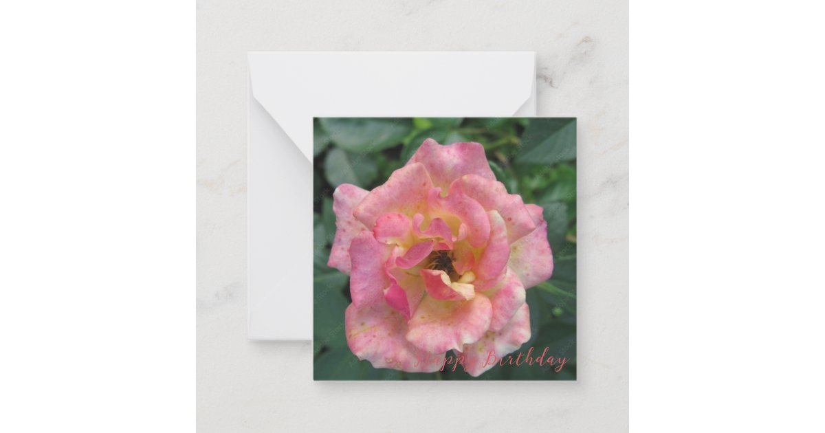 Happy Birthday Note Card | Zazzle