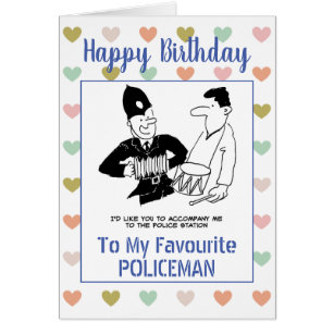 Police Birthday Cards | Zazzle UK