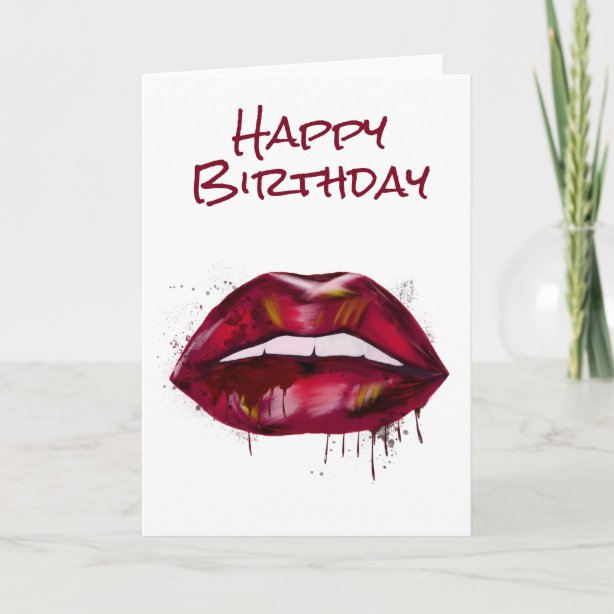 Red Lips Cards | Zazzle UK