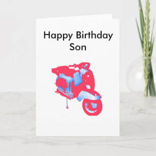 Scooter Birthday Cards | Zazzle UK