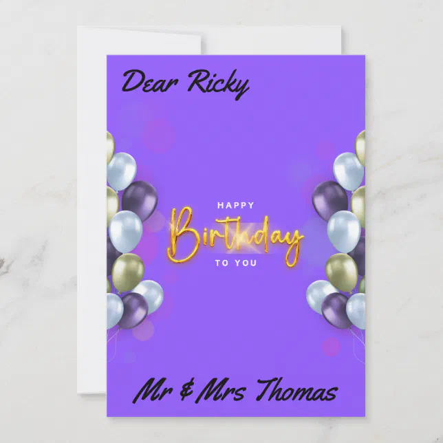 Happy Birthday to You A Joyful Greeting Card | Zazzle