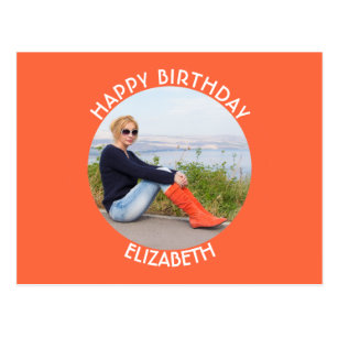 Happy Birthday Curved Text Invitations & Stationery | Zazzle UK