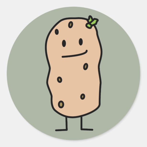 Potato Stickers & Labels | Zazzle UK