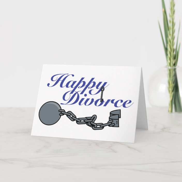 Happy Divorce Card | Zazzle.co.uk