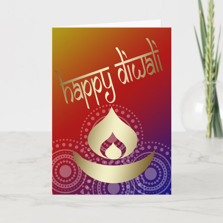 Happy Diwali Card | Zazzle