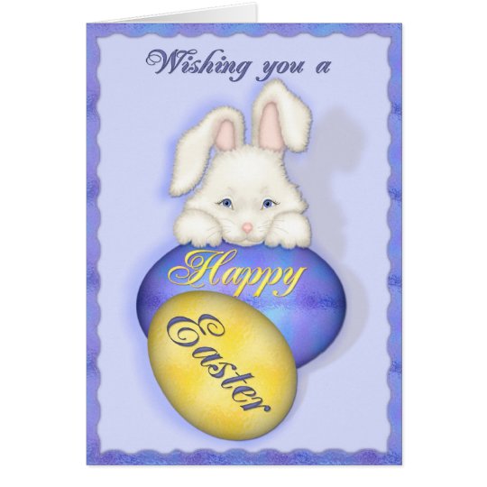 Happy Easter Bunny Card | Zazzle