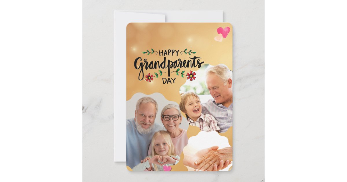 Happy Grandparents day Invitation | Zazzle
