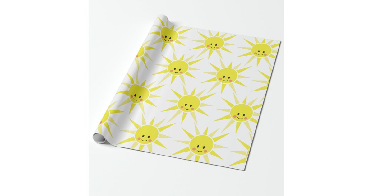 Happy Sunshine Wrapping Paper | Zazzle