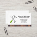 Hardware Tools | Wood Board Trim Business Card | Zazzle