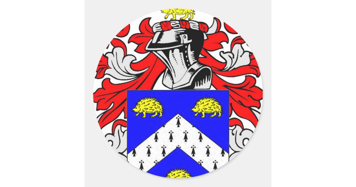 Harris Coat of Arms Classic Round Sticker | Zazzle