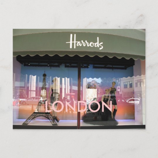 Harrods London postcard | Zazzle.co.uk