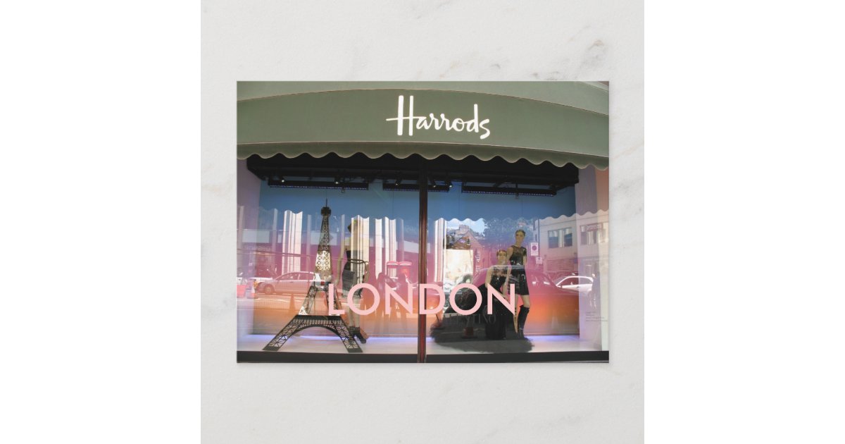 Harrods London postcard | Zazzle