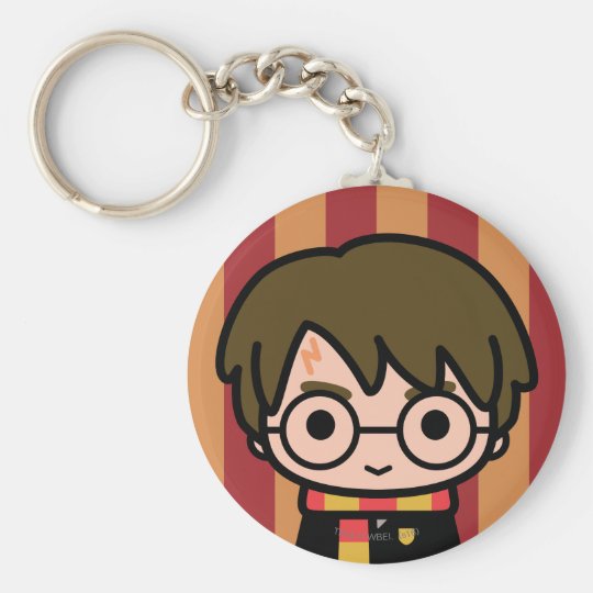 Harry Potter Cartoon Character Art Key Ring | Zazzle.co.uk
