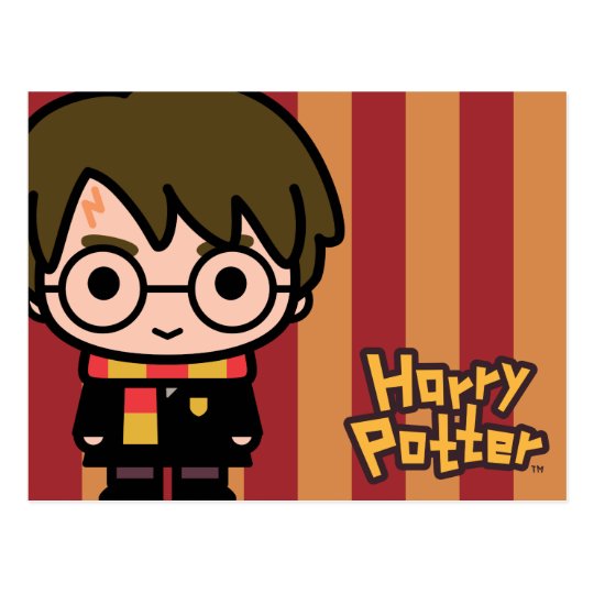 Harry Potter Cartoon Character Art Postcard | Zazzle.co.uk