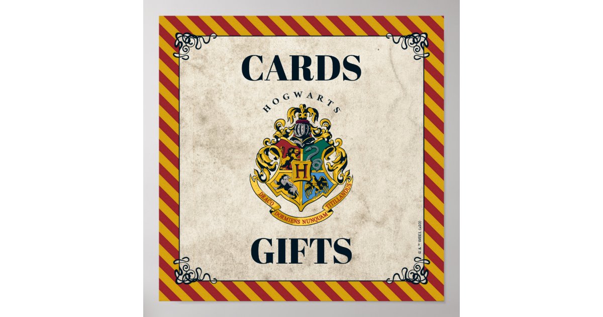 Harry Potter Hogwarts Birthday Cards & Gifts Sign | Zazzle