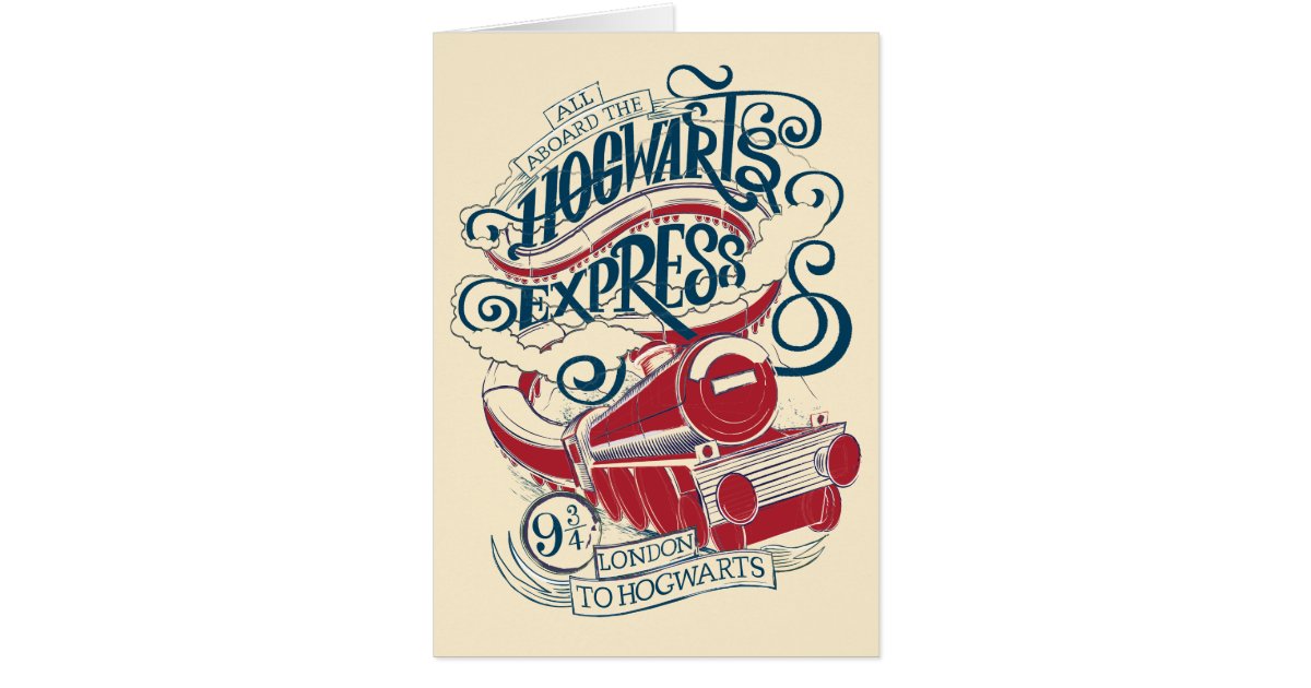 Harry Potter | Hogwarts Express Typography | Zazzle