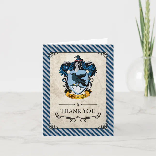 Harry Potter | Ravenclaw Thank You Card | Zazzle