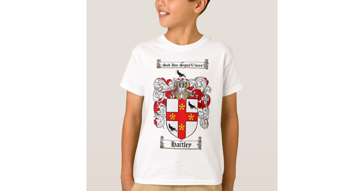 HARTLEY FAMILY CREST - HARTLEY COAT OF ARMS T-Shirt | Zazzle