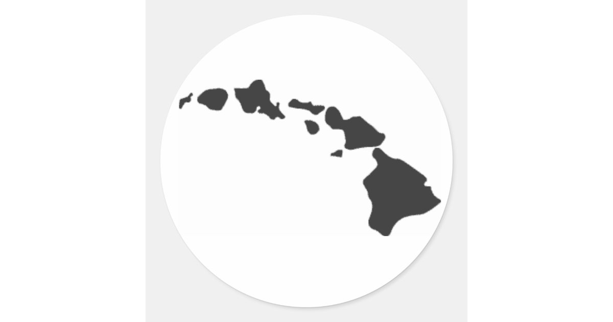 Hawaiian Islands sticker | Zazzle