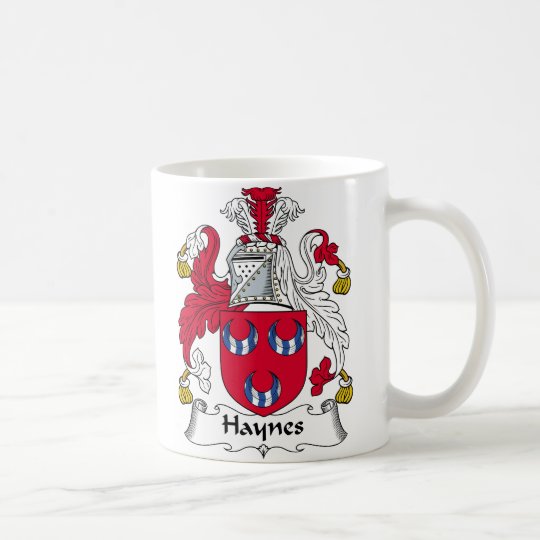 Haynes Family Crest Coffee Mug | Zazzle.co.uk