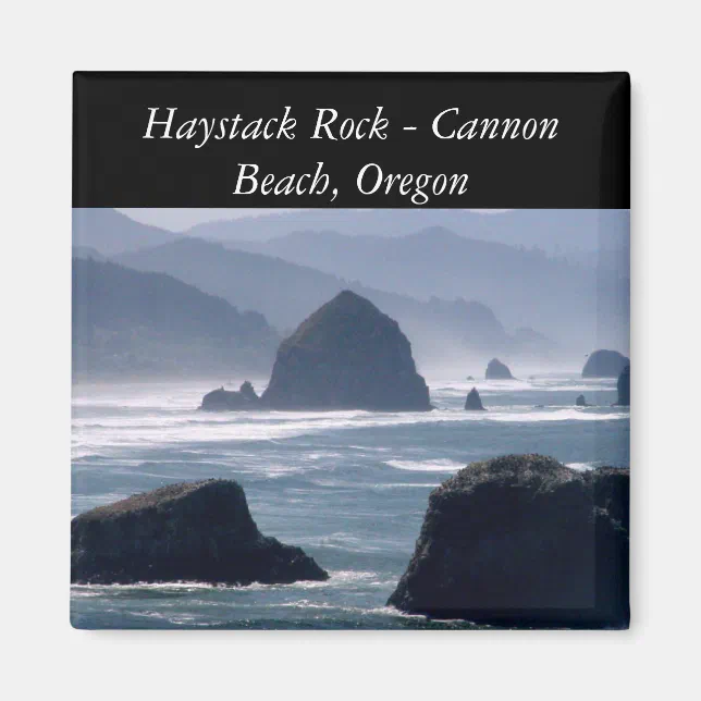 Haystack Rock - Cannon Beach Oregon Magnet | Zazzle