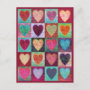 Heart Art Tiles Postcard | Zazzle