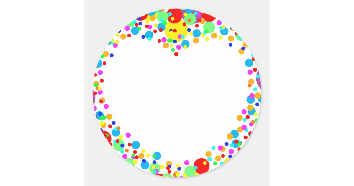 heart stiker classic round sticker | Zazzle