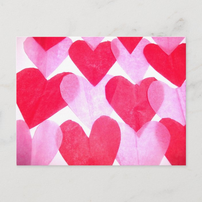Hearts Postcard | Zazzle.co.uk